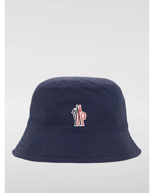 Moncler Hat in Blue for Men | Lyst