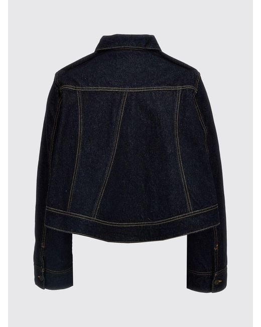 Victoria Beckham Jacket in Blue | Lyst UK
