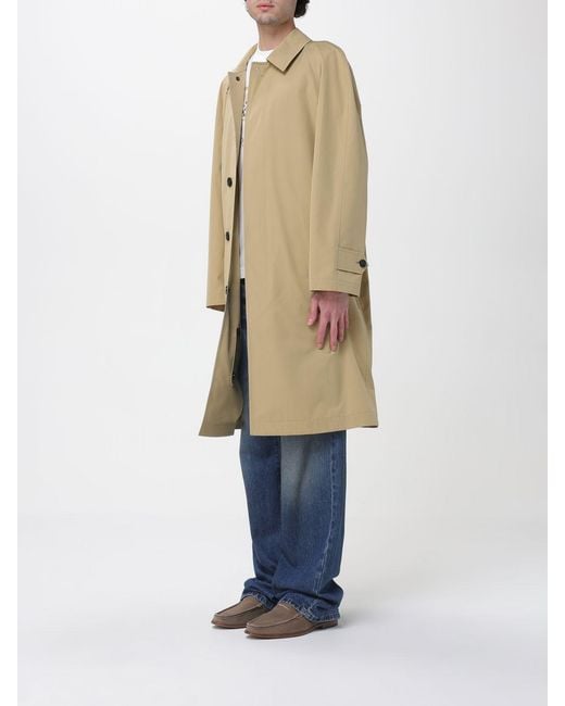 Burberry Trench Coat in Natural for Men | Lyst UK
