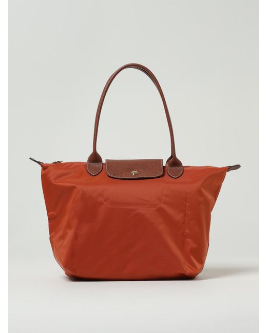Longchamp Le Pliage Bag in Red | Lyst UK