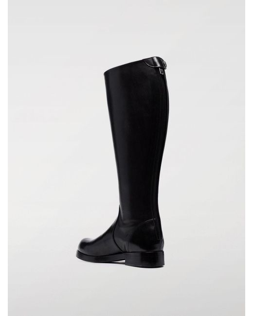 Alberto Fasciani Flat Ankle Boots in Black | Lyst