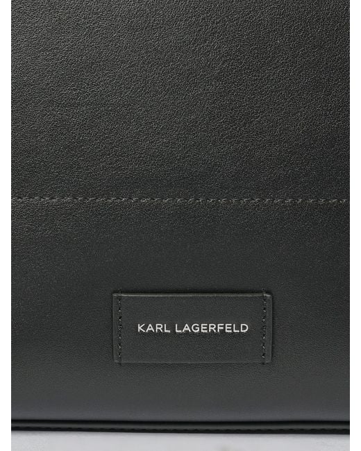 Karl Lagerfeld Backpack in Black | Lyst UK