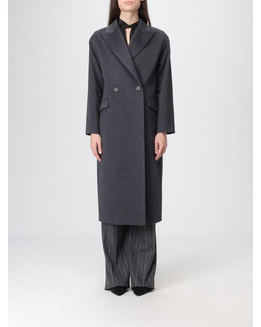 Tagliatore Coat in Blue | Lyst UK