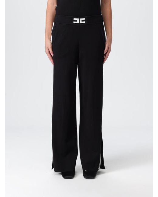 Elisabetta Franchi Pants in Black | Lyst UK