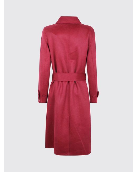 JOSEPH Coat in Red | Lyst UK