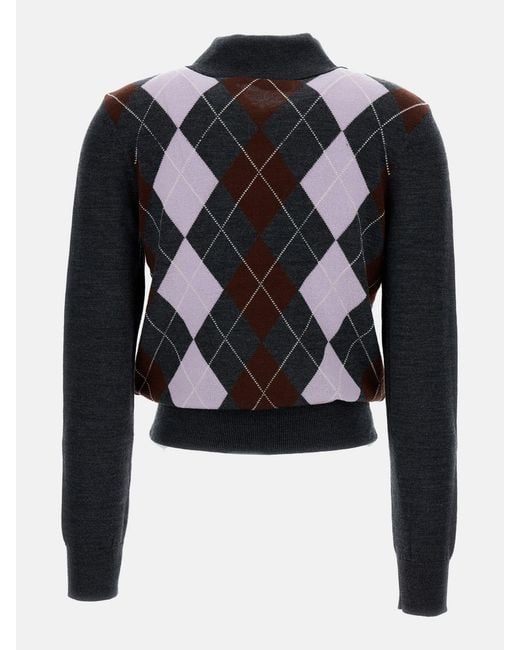 Self-Portrait Sweater in Red | Lyst UK