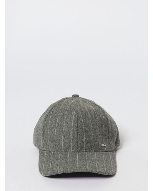 BOSS Hat in Grey for Men | Lyst UK