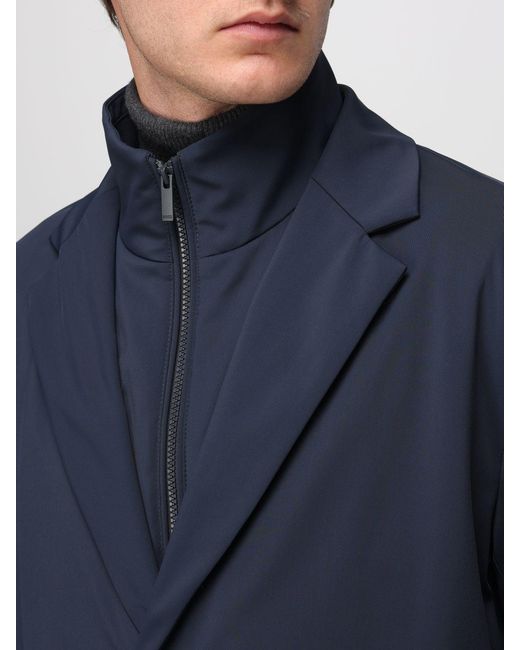 BOSS Coat in Blue for Men | Lyst UK
