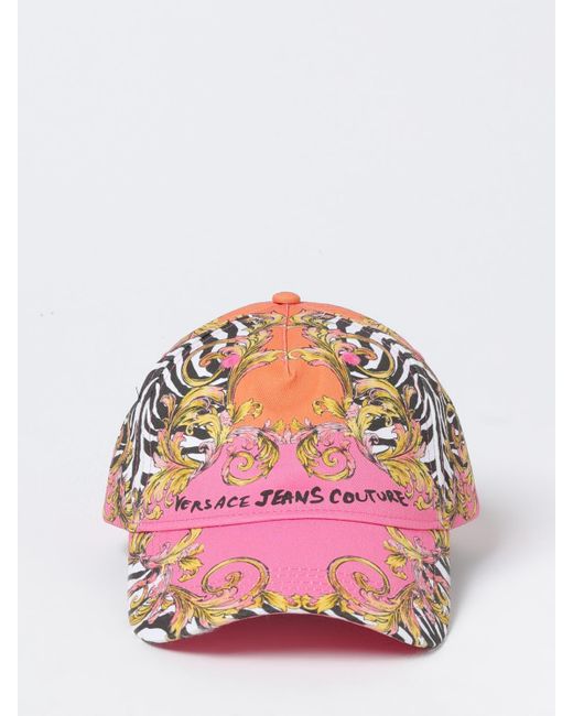 Versace Jeans Couture Hat in Pink | Lyst UK