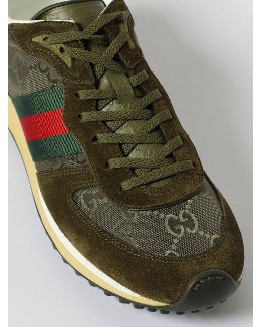 Gucci Sneakers in Green for Men | Lyst