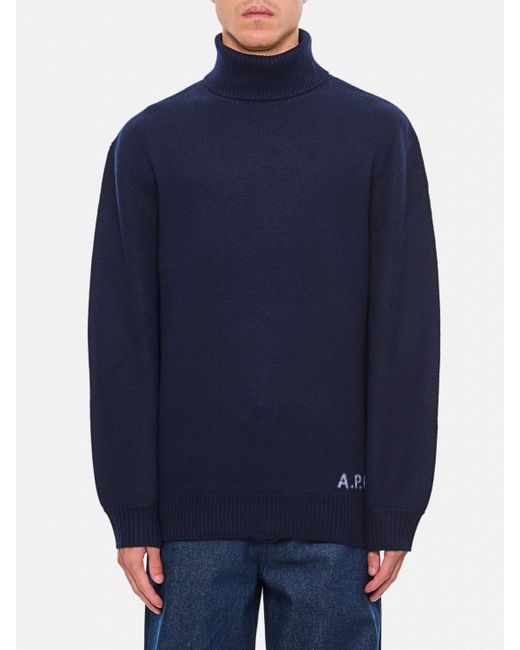 A.P.C. Sweater in Blue for Men | Lyst UK