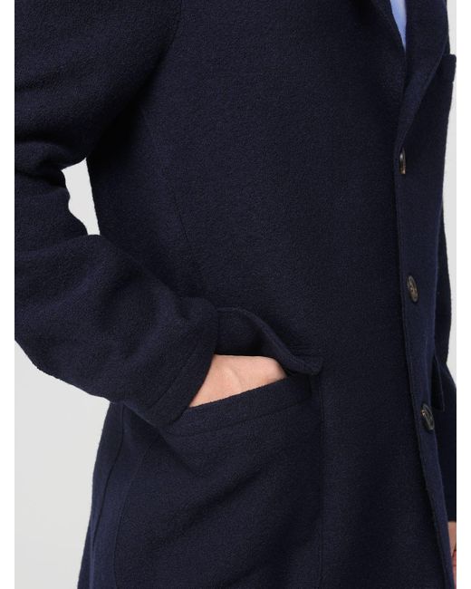 Eleventy Coat in Blue for Men | Lyst UK