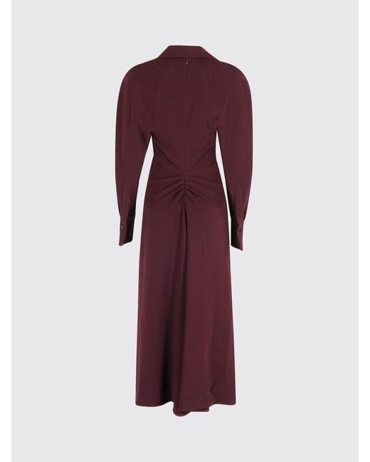 Victoria Beckham Dress in Purple | Lyst UK