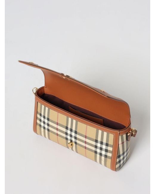 Burberry Handbag in Metallic | Lyst