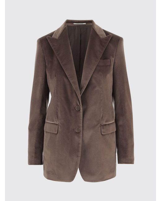 Tagliatore Jacket in Brown | Lyst UK
