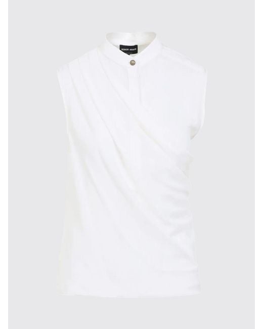 Giorgio Armani Shirt in White | Lyst UK
