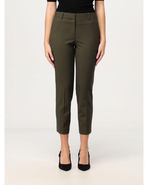 Theory Pants in Green | Lyst