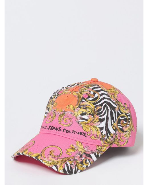 Versace Jeans Couture Hat in Pink | Lyst UK