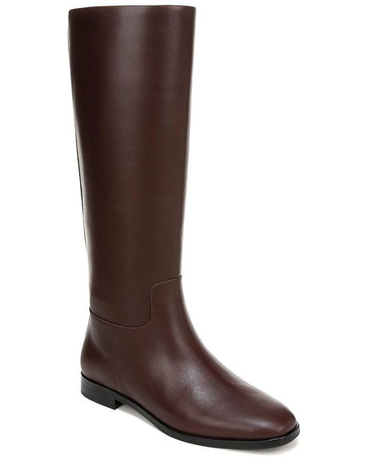 Vince Margaret Leather Boot in Brown | Lyst