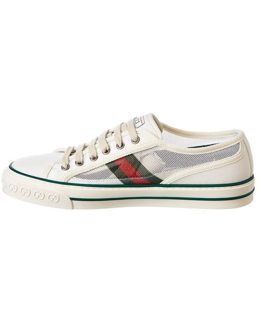 Gucci Tennis 1977 Mesh Sneaker in White | Lyst