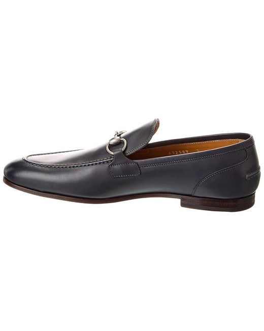 Gucci Horsebit Leather Loafer in Black for Men | Lyst