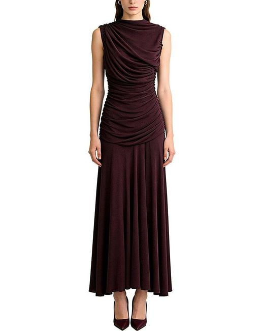 MIRA RICHI Maxi Dress in Purple | Lyst UK