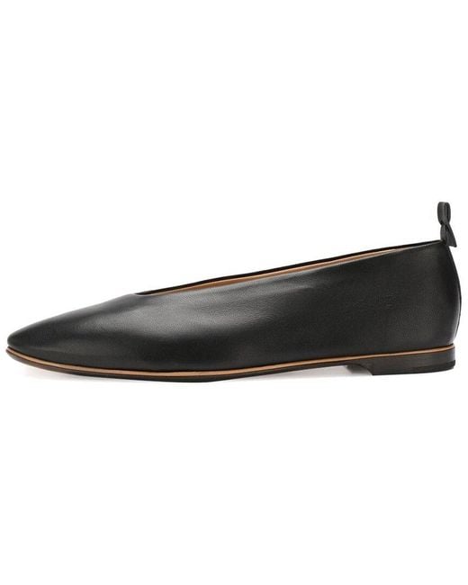 Bottega Veneta Pointed Toe Ballet Flat in Black | Lyst