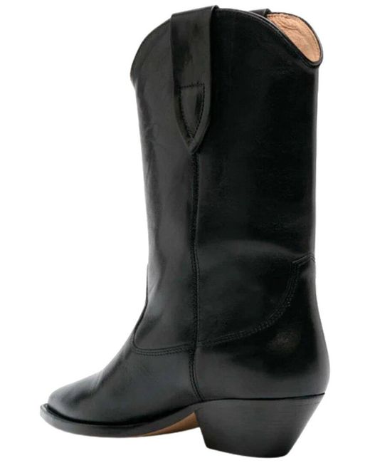 Isabel Marant Iconic Leather Boot in Black | Lyst