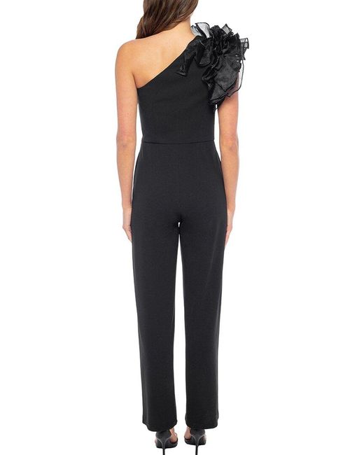 Marina Crepe Jumpsuit in Black | Lyst