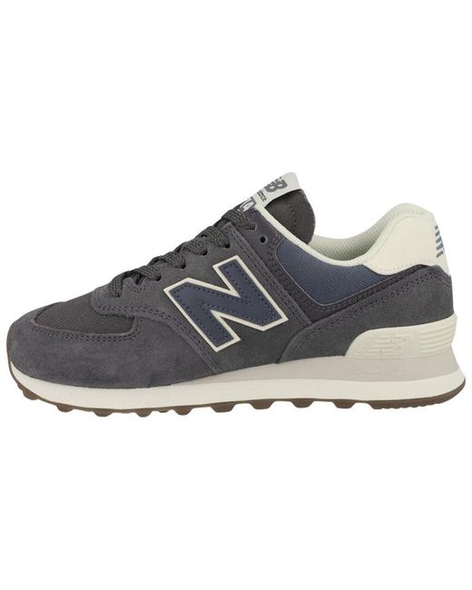 New Balance 574 Classics Suede & Mesh Sneaker in Grey | Lyst UK