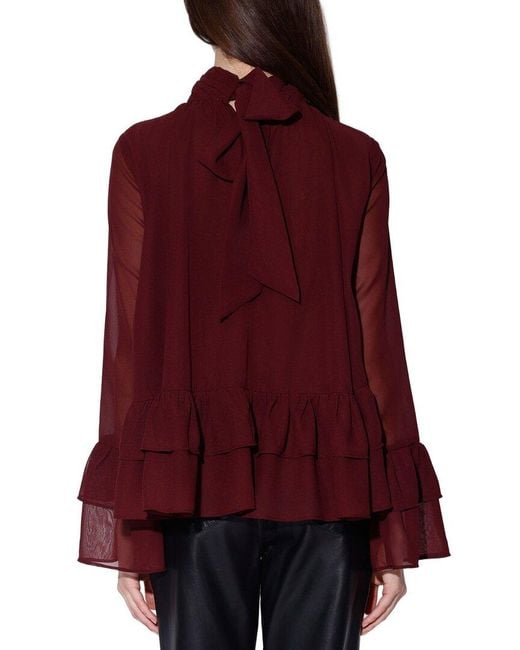 Walter Baker Mona Top in Red | Lyst UK