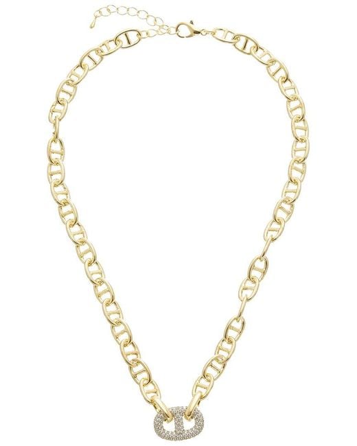 Juvell 18K Cz Necklace in Metallic | Lyst