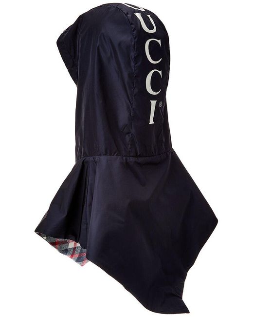 Gucci Wool-lined Hood in Blue for Men | Lyst