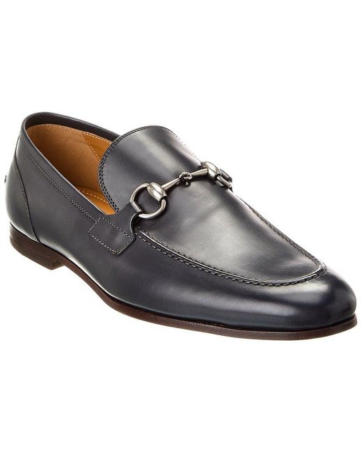 Gucci Horsebit Leather Loafer in Black for Men | Lyst