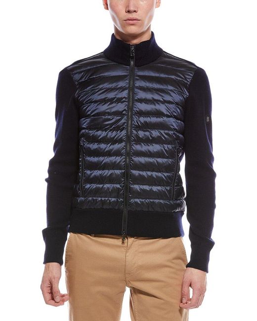 Bogner Zisco Wool Down Jacket in Blue for Men | Lyst UK