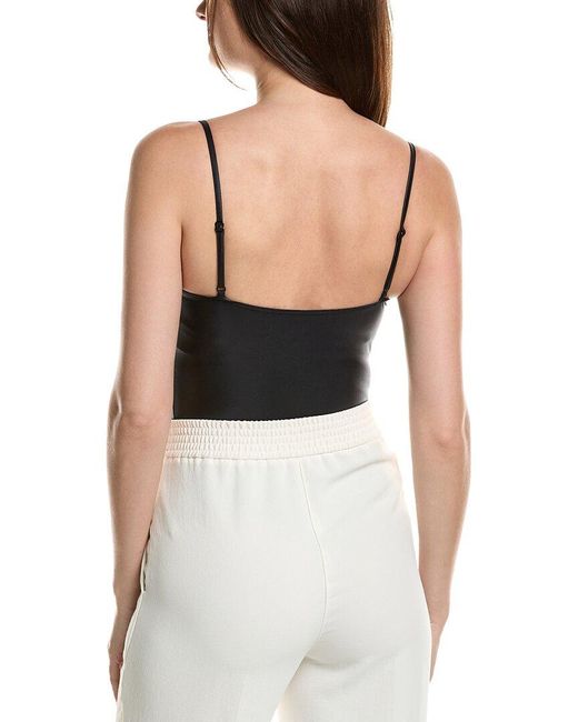Commando Matte Metallic Cami Bodysuit in Black | Lyst