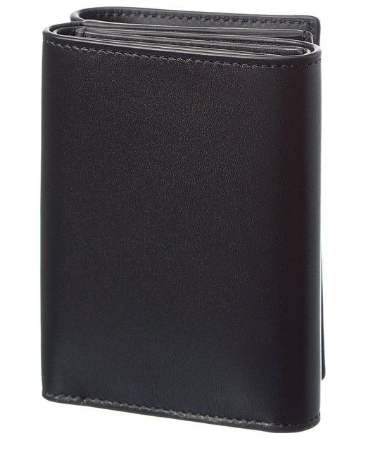 Loewe Logo Leather Card Case in Black | Lyst