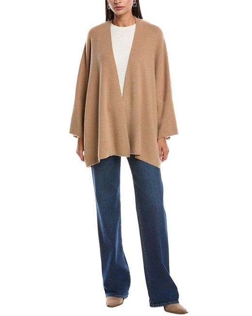 Minnie Rose Oversized Cashmere Cardigan in Blue | Lyst UK