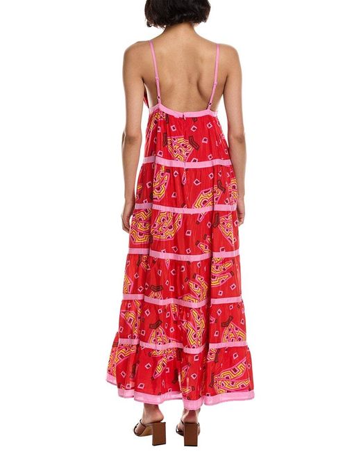 FARM Rio Tiered Maxi Dress | Lyst