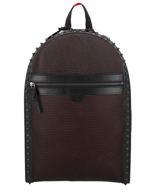 Christian Louboutin Mesh Backpack in Black for Men | Lyst