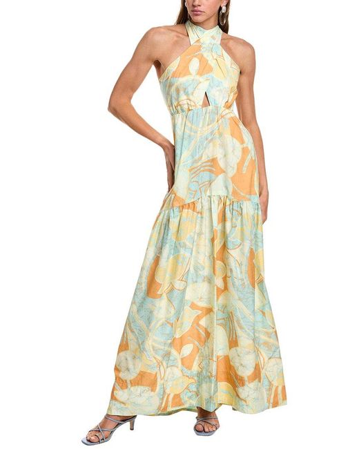 A.L.C. Veronica Maxi Dress in Yellow | Lyst