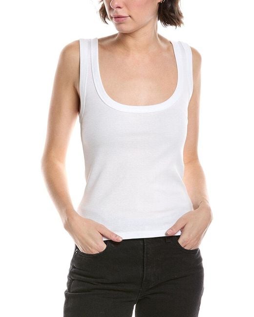 Splendid Faye Tank in White | Lyst UK