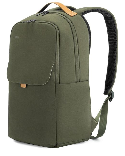 TUCCI Italy Trektech Sack Backpack in Green | Lyst