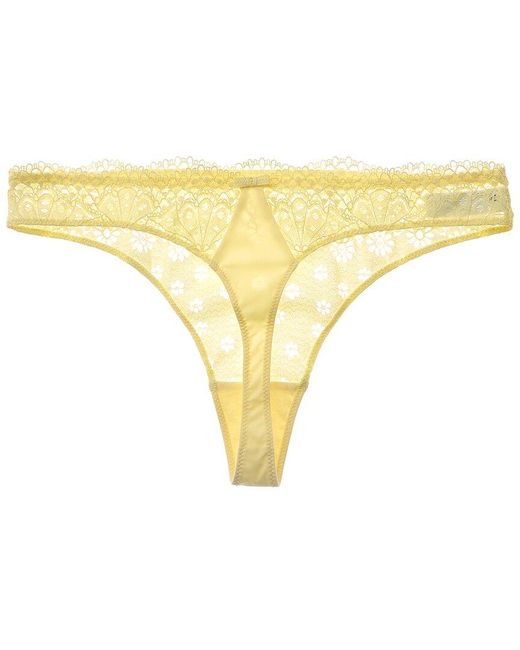 Simone Perele Simone Perele Aimee Thong in Yellow | Lyst