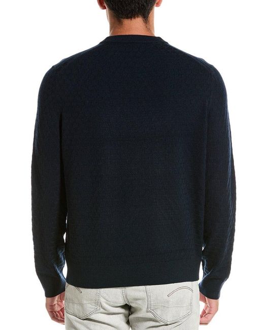 Ted Baker Stitch Wool-Blend Sweater in Blue for Men | Lyst