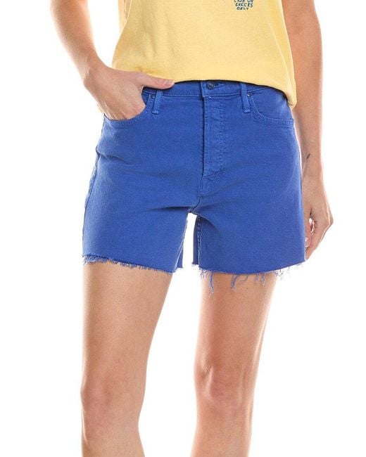 Mother The Skipper Denim Short in Blue | Lyst UK