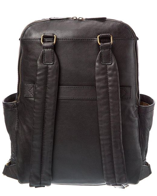 Frye Denver Leather Backpack in Black | Lyst UK
