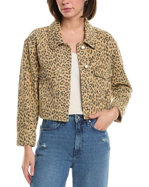 Le Jean Dylan Jacket in Natural | Lyst UK