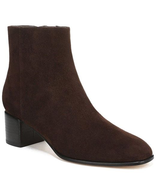 Vince Arabel Suede Short Boot in Brown | Lyst UK