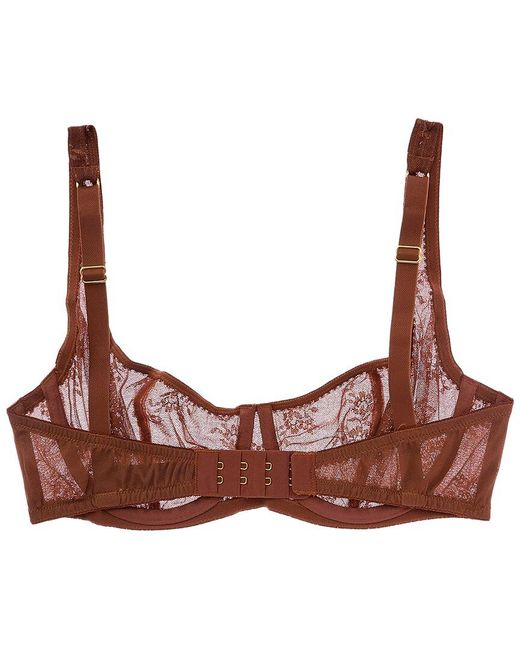 Journelle Romy Demi Bra in Brown | Lyst UK